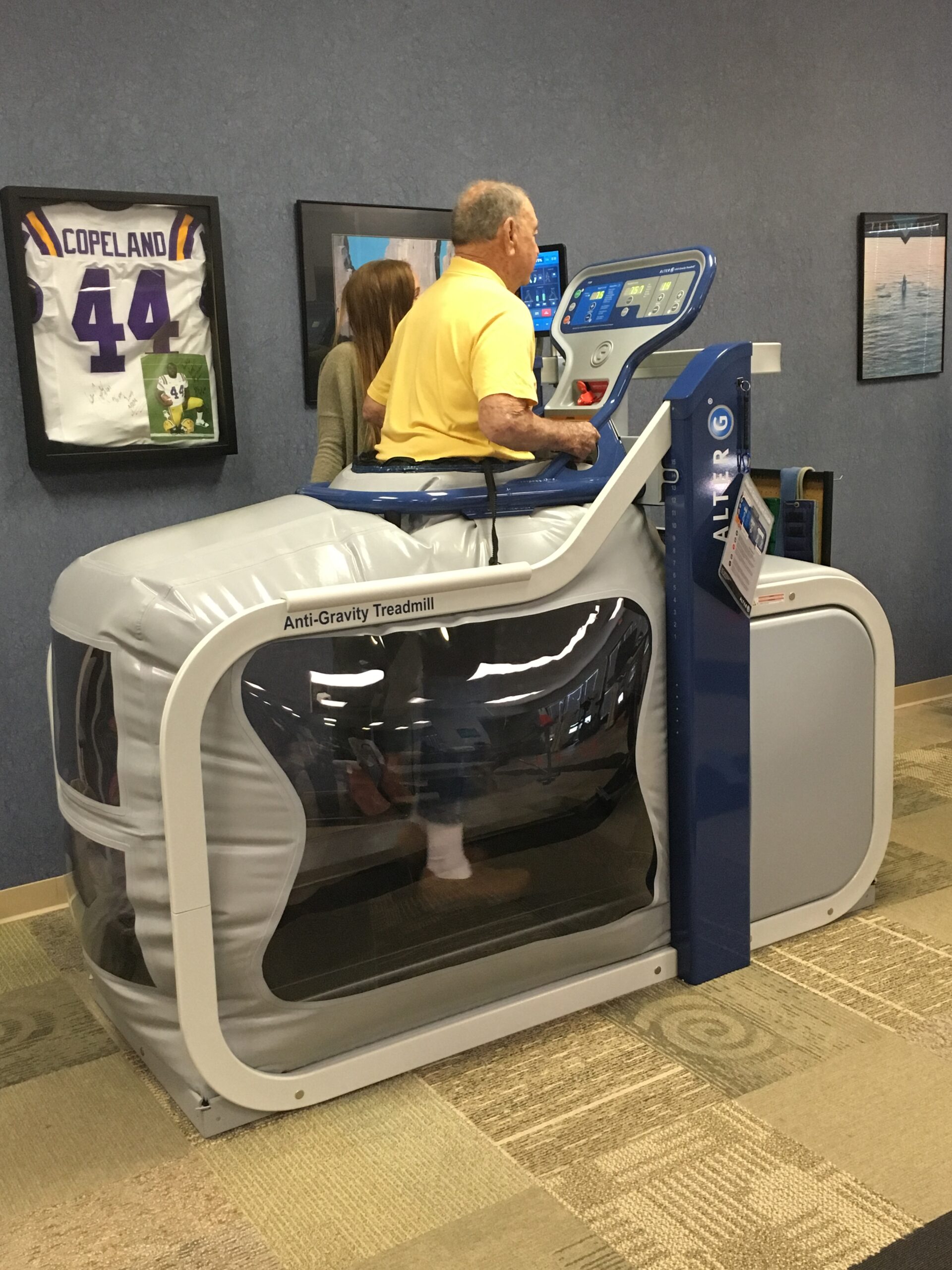 Ease Chronic Pain On The Alter-G Anti-Gravity Treadmill